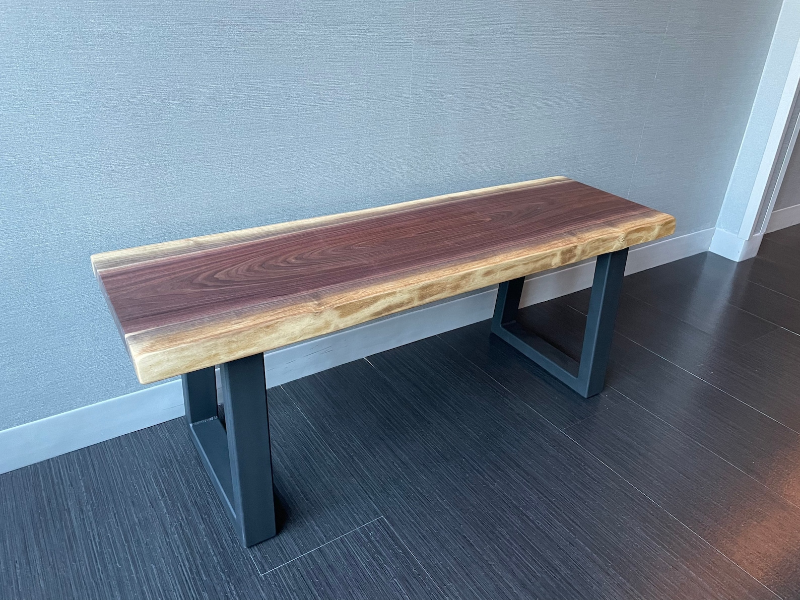 Live Edge Bench - Etsy