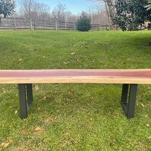 Live Edge Bench | Etsy