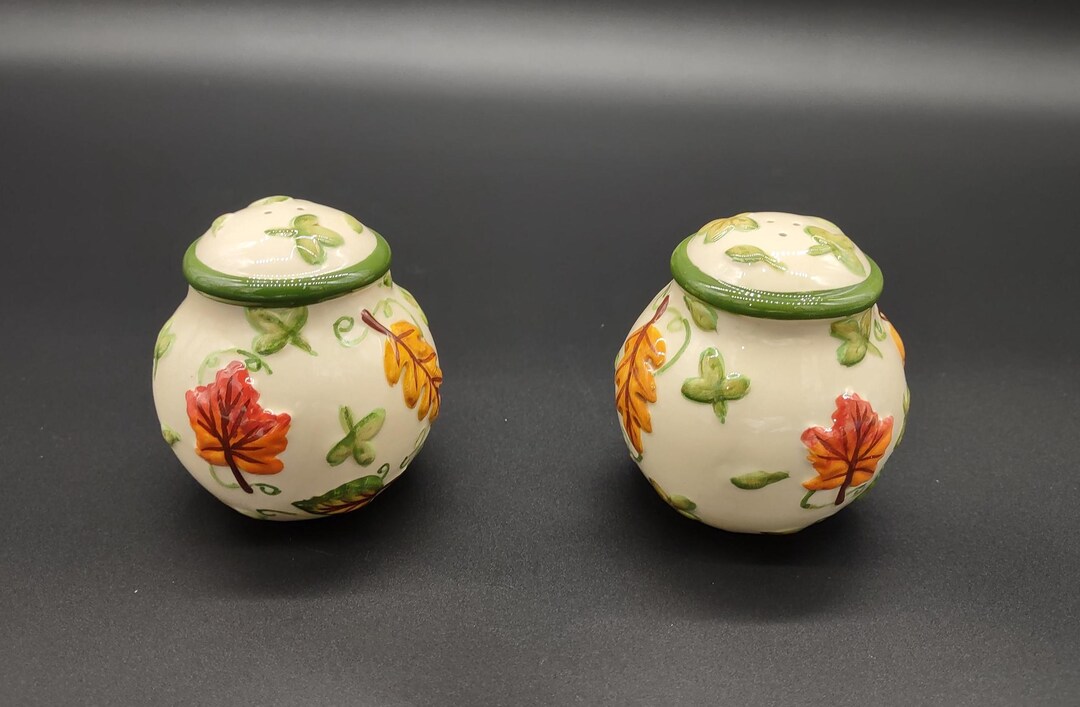Papel Giftware Ceramic Salt and Pepper Shakers With Stoppers, 3 1/2" H ...