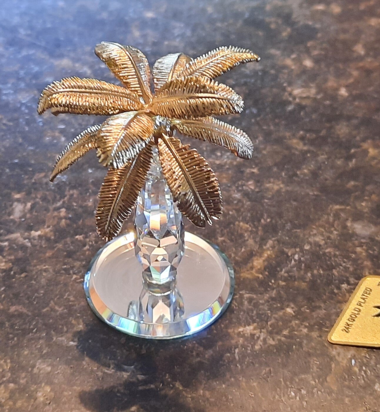 24k Gold Plated & Australian Crystals Figurines | Etsy