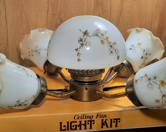 MCM Ceiling Fan Lighting - Etsy