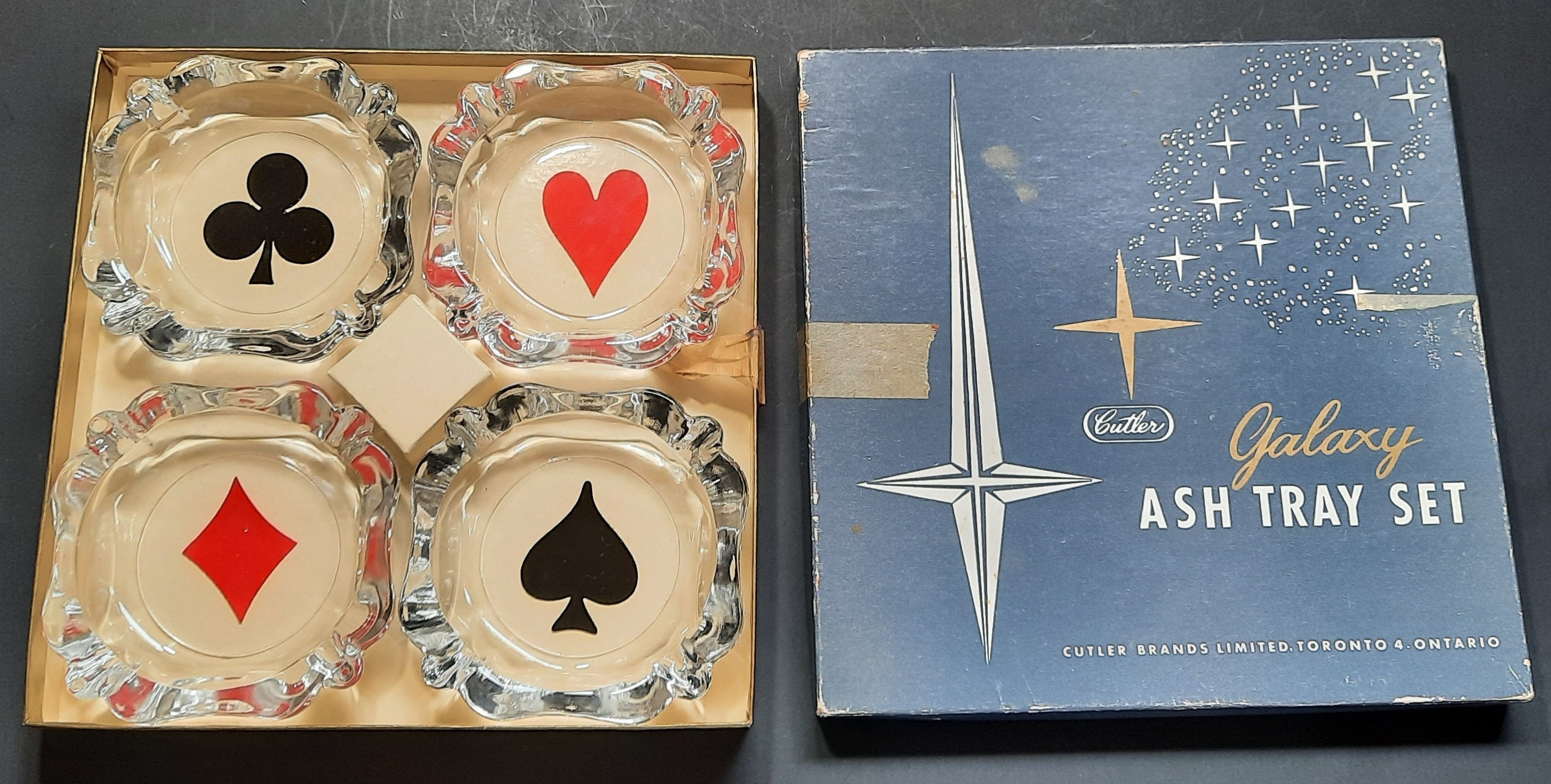 Poker Ashtray Set - Etsy