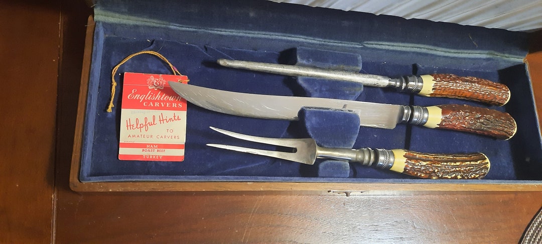 1960's Carving Set- Atkinson Brothers Sheffield - Etsy