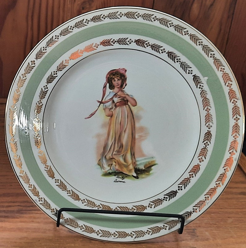 Pinky & the Blue Boy Plates - Etsy