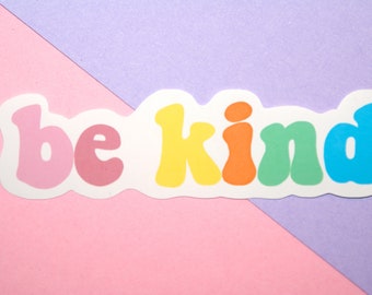 Be Kind Sticker Quotes Positivity Motivational Laptop Stickers Phone ...