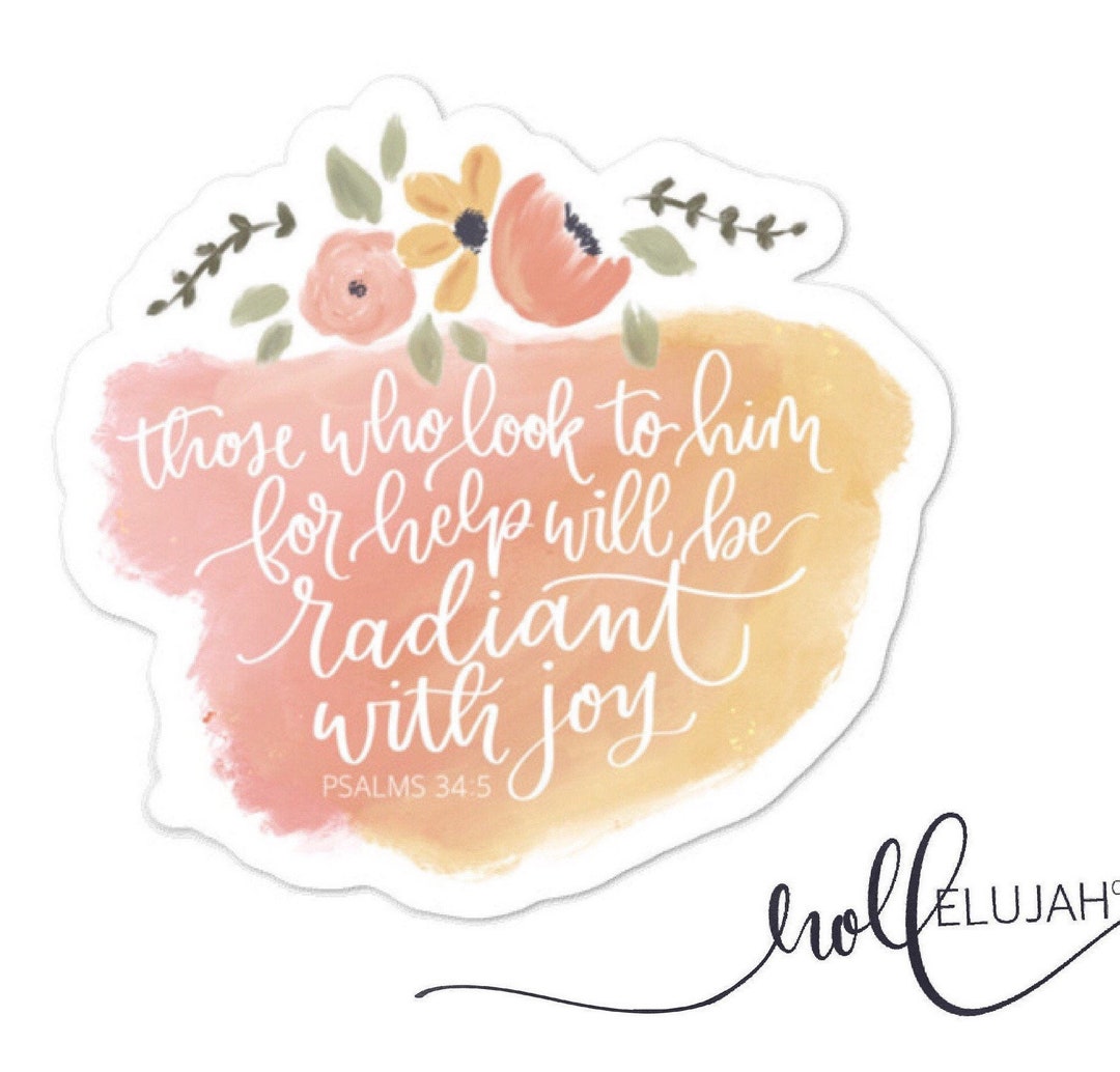 Scripture Stickers, Scripture Sticker, Christian Sticker, Bible Verse ...