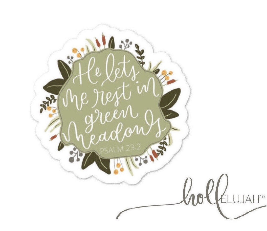 Scripture Stickers, Scripture Sticker, Christian Sticker, Bible Verse ...