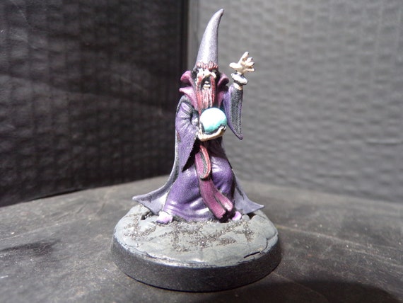 Wizard Painted Miniature Sorcerer Mage Dnd Dungeons and - Etsy
