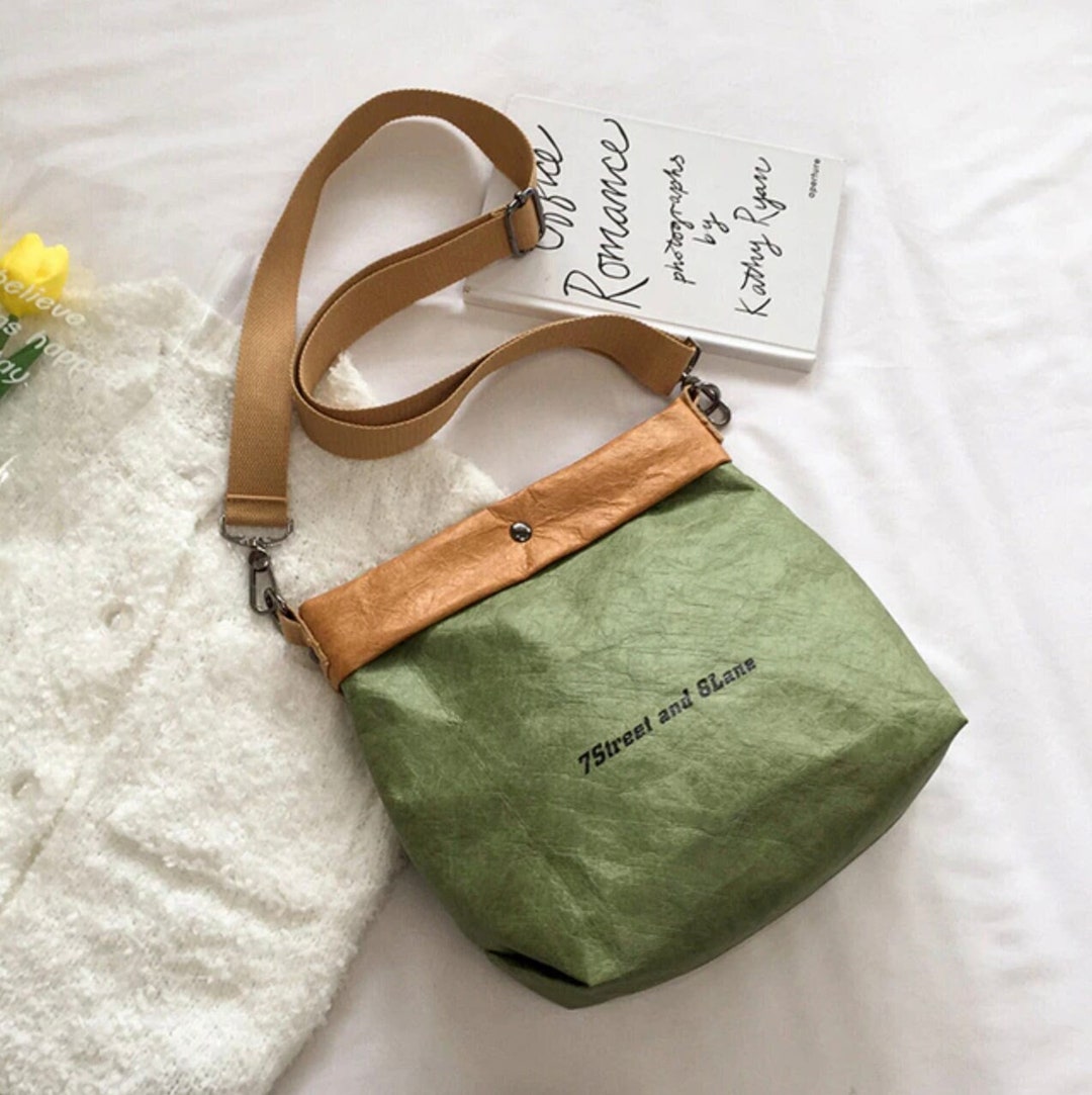 Eco Friendly Paper Bag Crossbody Pattern Purse - Etsy