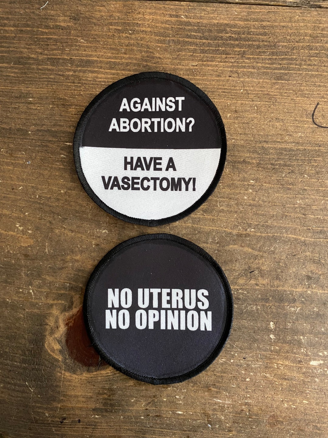 Feminist Reproductive Rights Velcro Patch With Pro Choice Slogan for ...