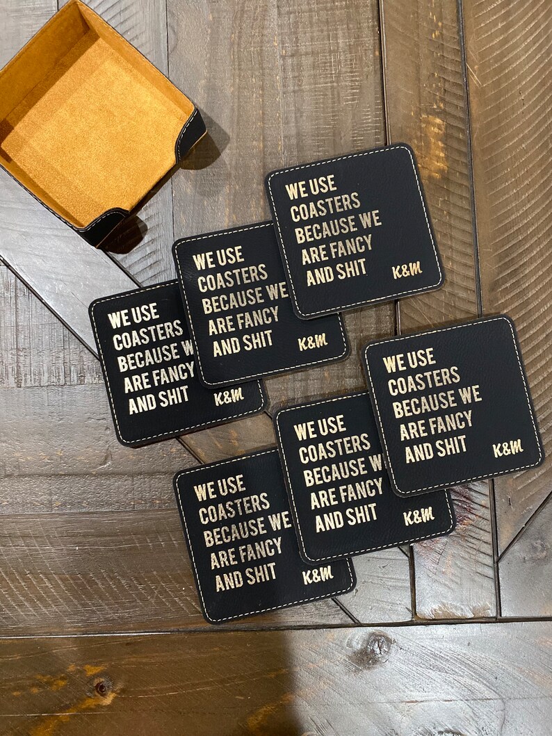 Printed Linen Coasters - Etsy