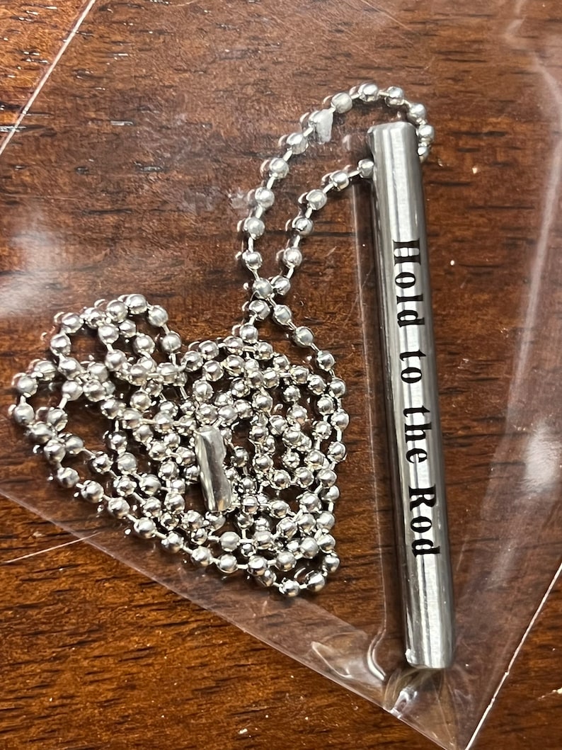 Hold to the Rod Key Chain - Etsy