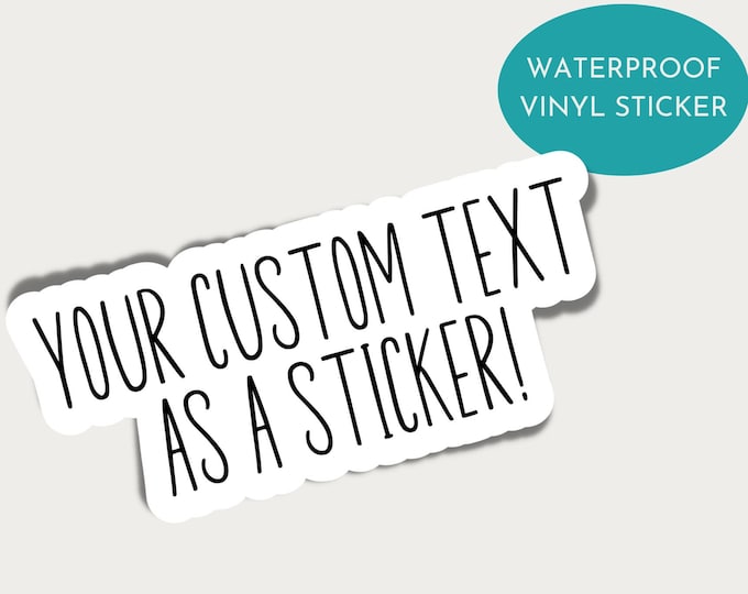 Custom Vehicle Decal Business Logo Printed Vinyl Sticker Custom Van ...