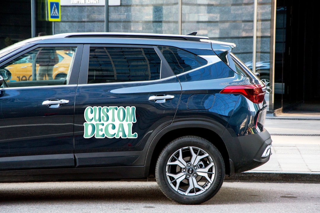 Custom Vehicle Decal - Business Logo - Printed Vinyl Sticker - Custom ...