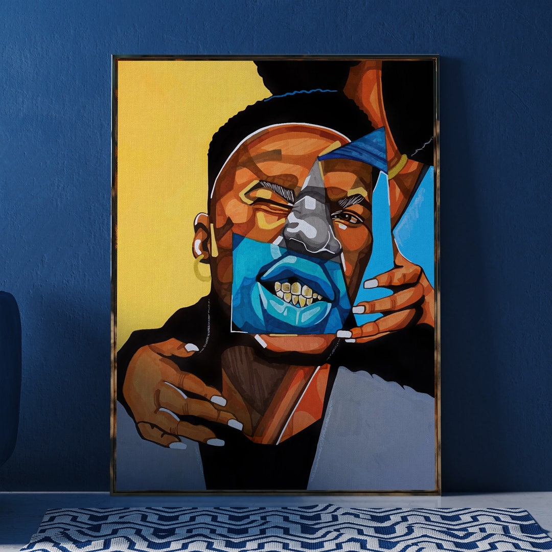 Black Picasso Art Print, Face Sketch, Statement Minimalist, Abstract ...