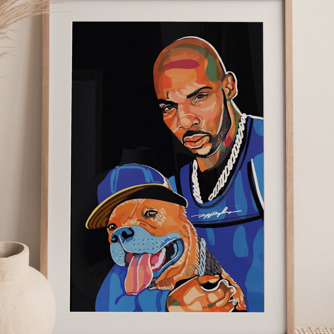 DMX Poster, Art Print, Ruff Ryders, Rap Lyrics, Rapper Poster, Aaliyah ...