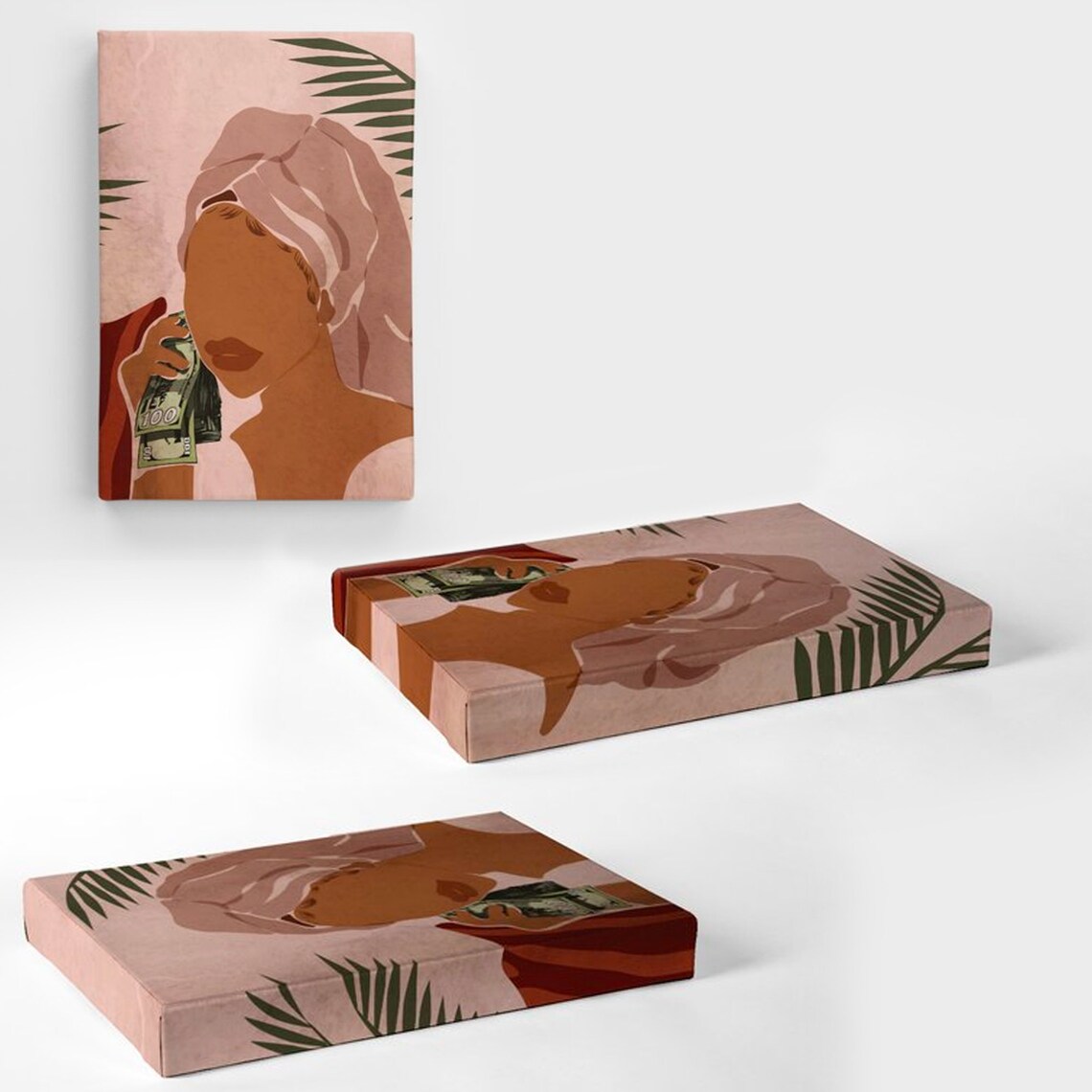 Black Woman Poster Money Print 100 Dollar Bill Canvas - Etsy