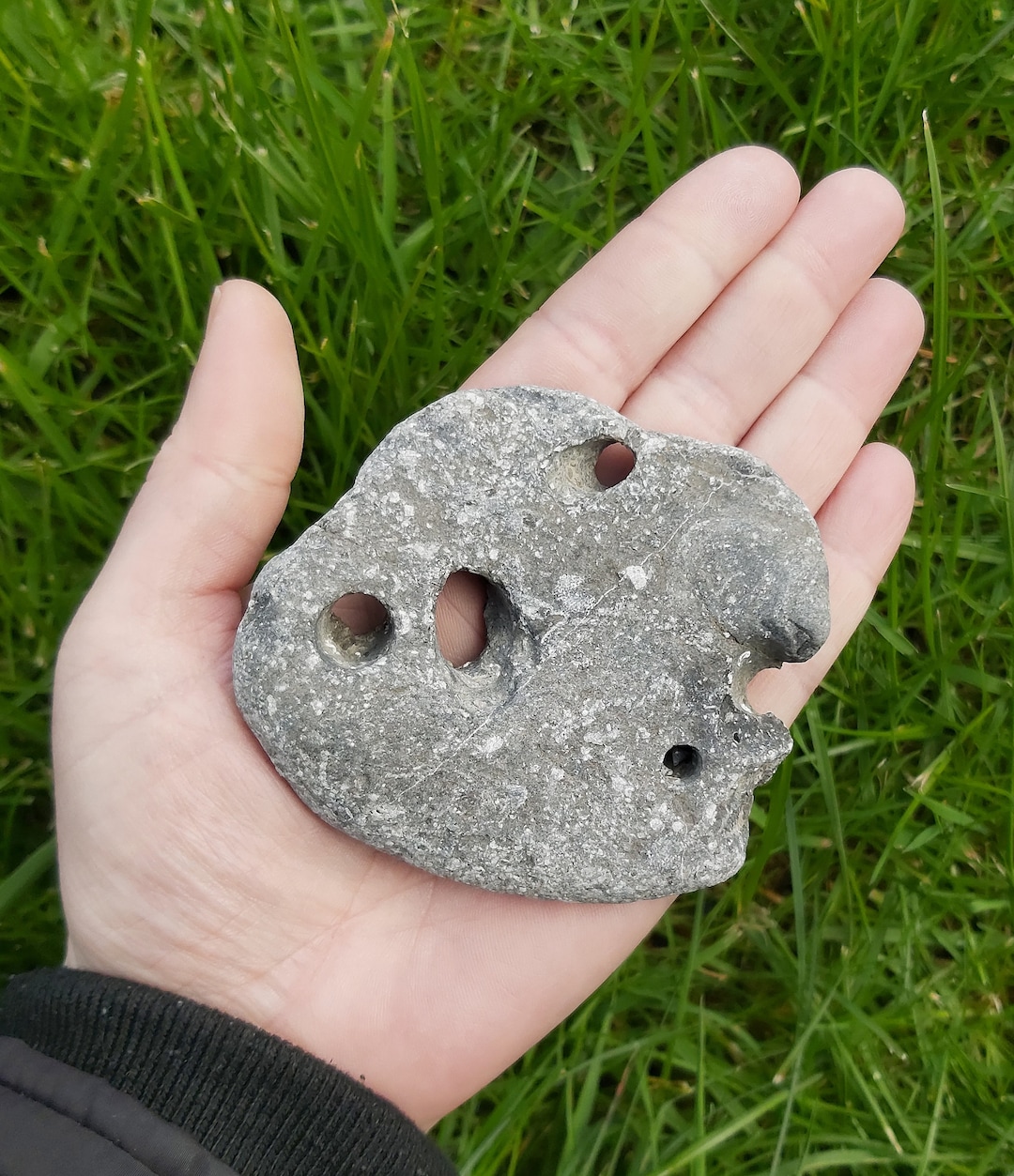 Irish Hag Stone, Holey Stone, Adder Stone, Odin Stone, Witch Stone ...