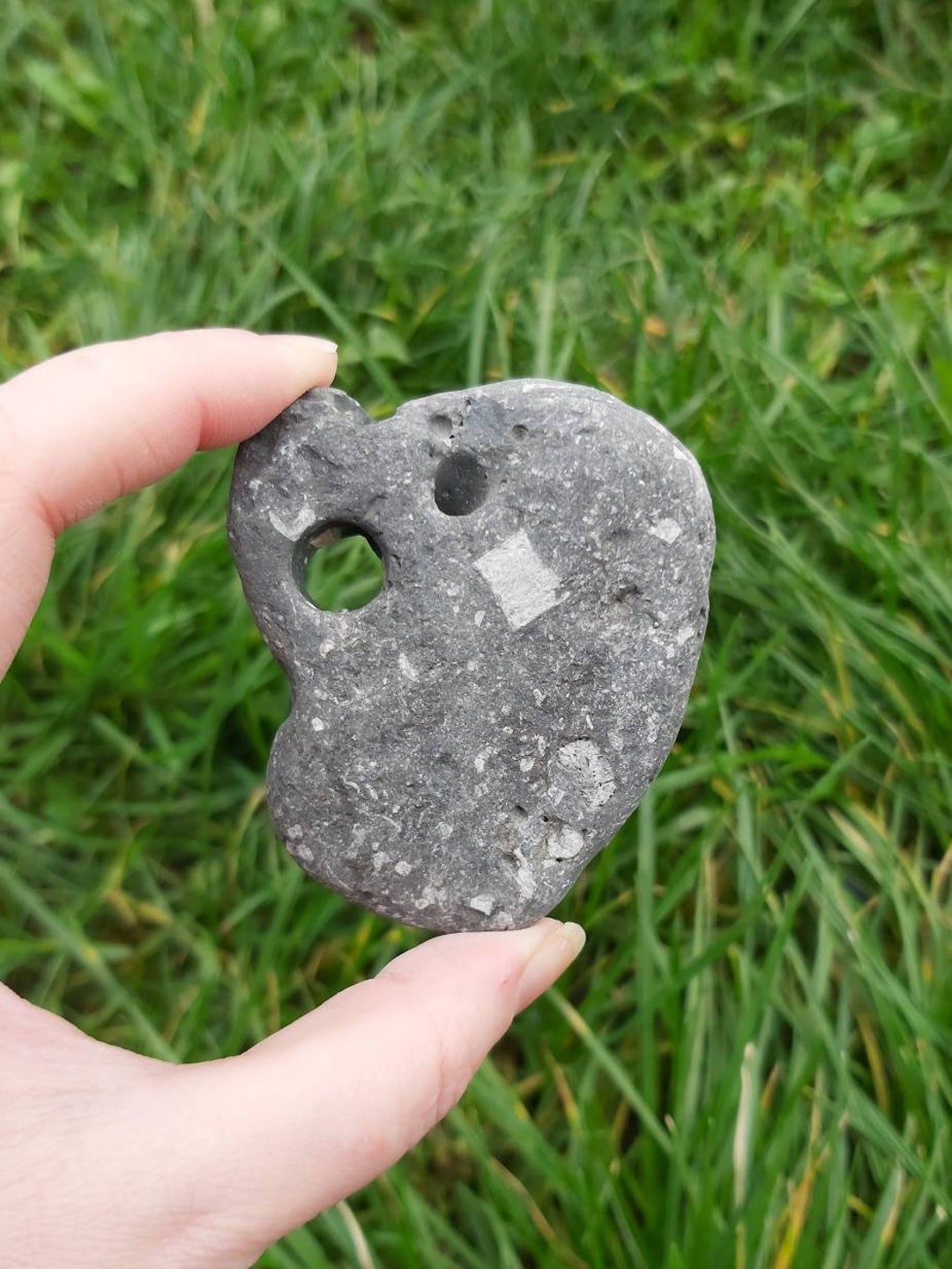 Irish Hag Stone, Holey Stone, Adder Stone, Odin Stone, Witch Stone ...