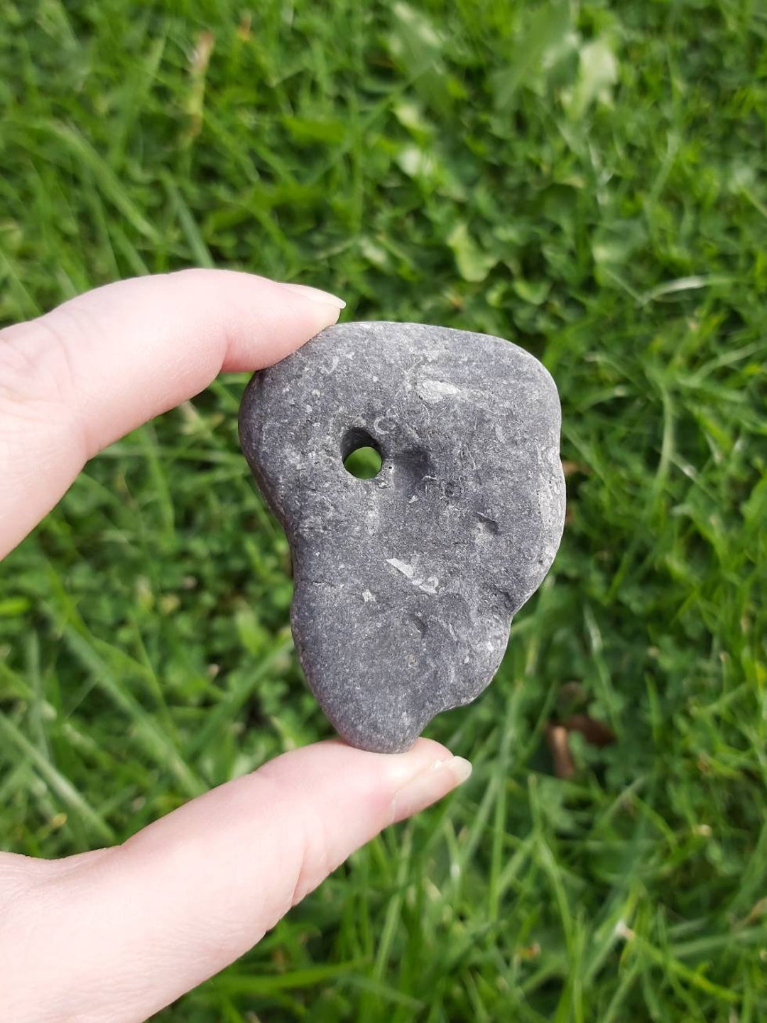 Irish Hag Stone, Holey Stone, Adder Stone, Odin Stone, Witch Stone ...
