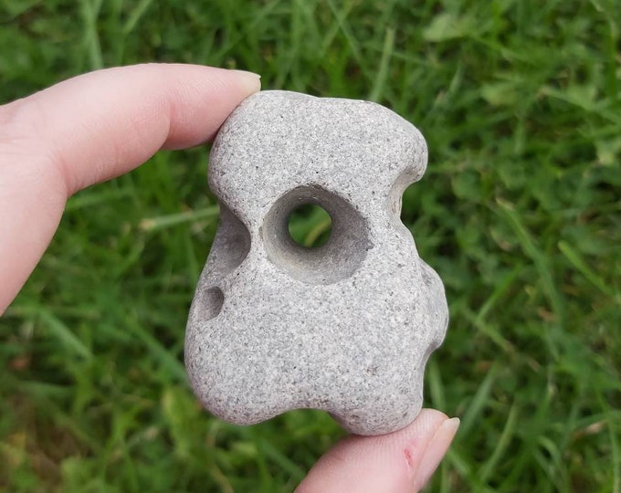 Irish Hag Stone, Holey Stone, Adder Stone, Odin Stone, Witch Stone ...