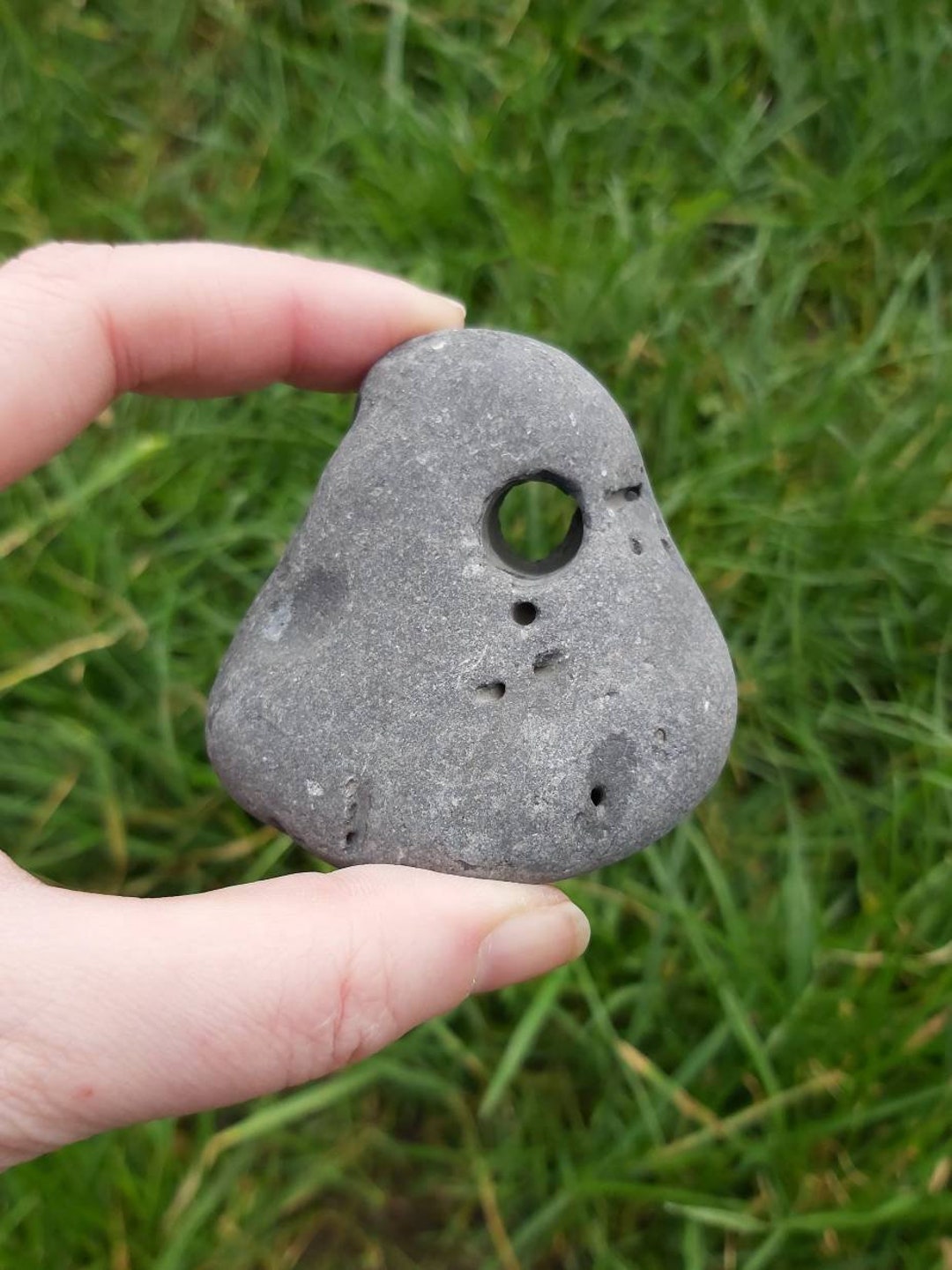 Irish Hag Stone, Holey Stone, Adder Stone, Odin Stone, Witch Stone ...