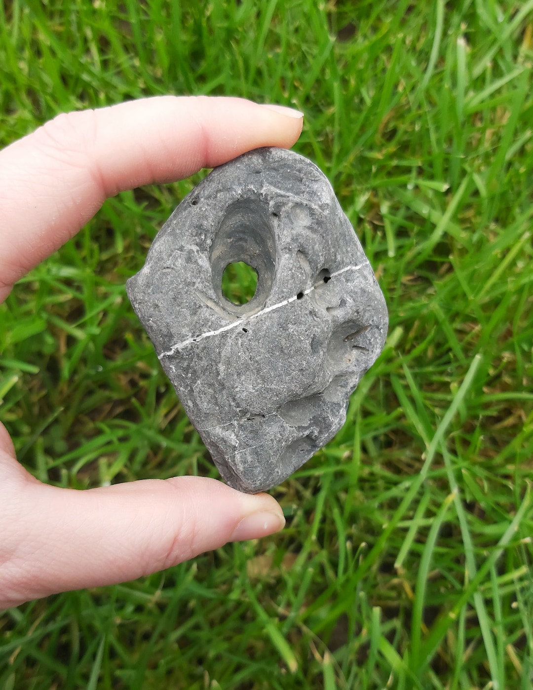 Irish Hag Stone, Holey Stone, Adder Stone, Odin Stone, Witch Stone ...