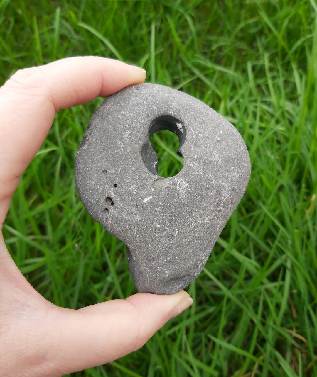 Irish Hag Stone, Holey Stone, Adder Stone, Odin Stone, Witch Stone ...