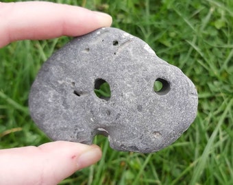 Irish Hag Stone, Holey Stone, Adder Stone, Odin Stone, Witch Stone ...