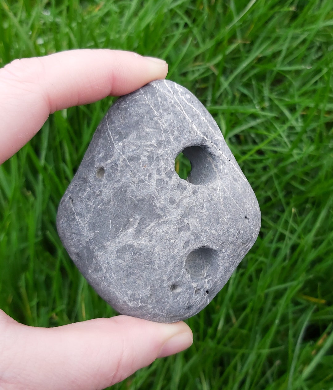 Irish Hag Stone, Holey Stone, Adder Stone, Odin Stone, Witch Stone ...