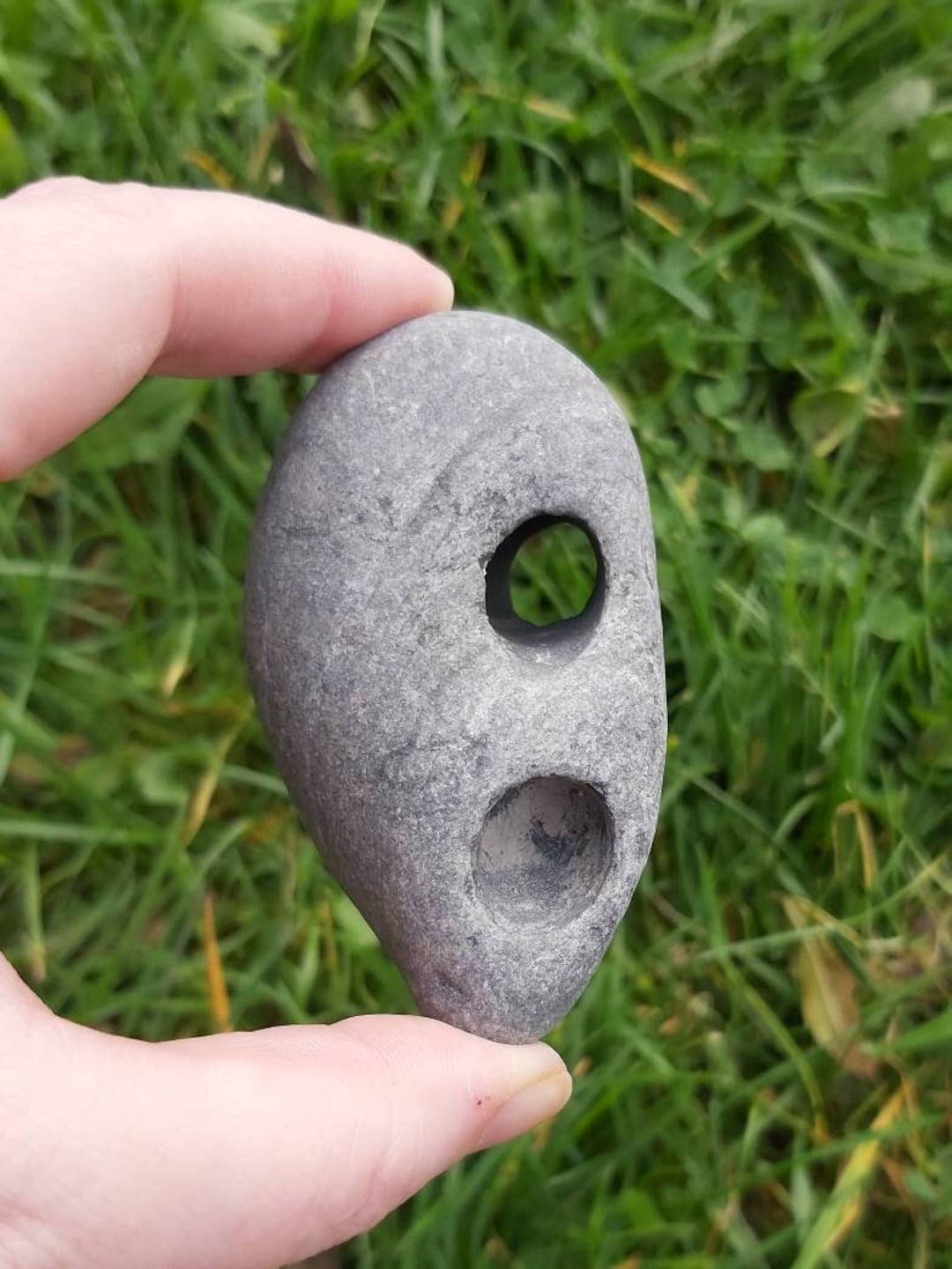Irish Hag Stone, Holey Stone, Adder Stone, Odin Stone, Witch Stone ...
