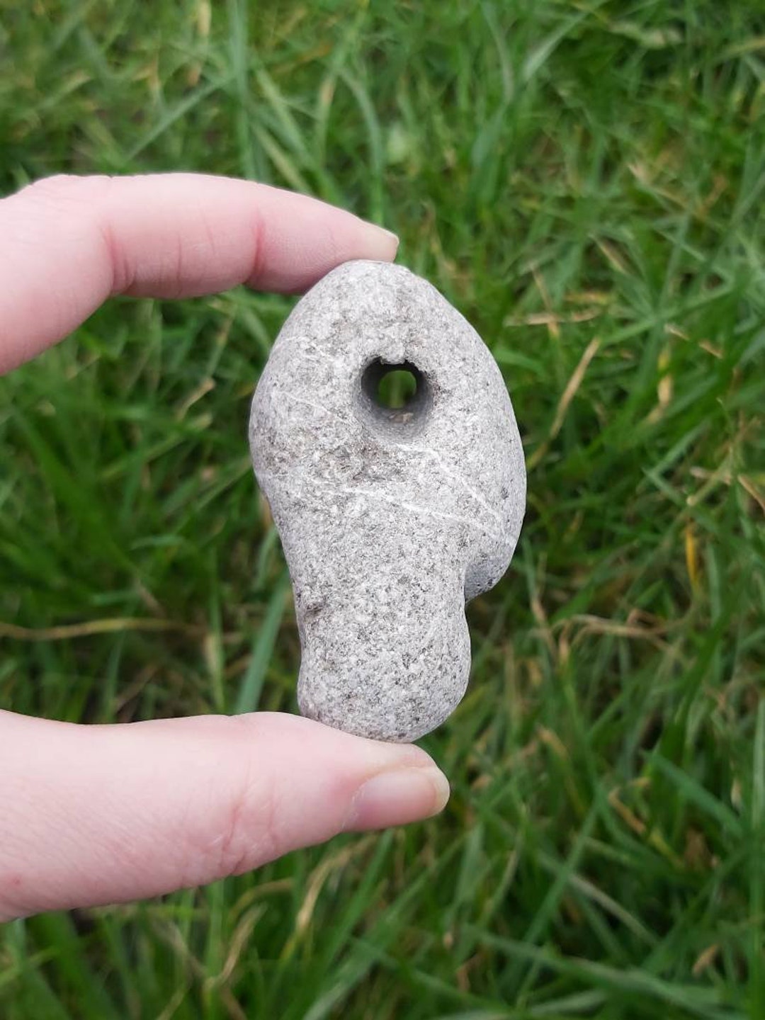 Irish Hag Stone, Holey Stone, Adder Stone, Odin Stone, Witch Stone ...