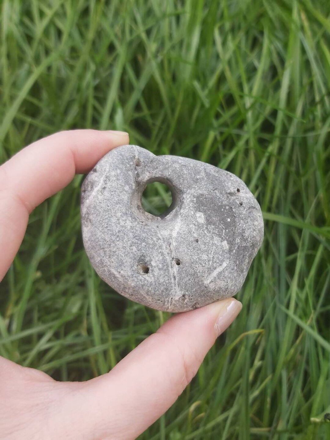 Irish Hag Stone, Holey Stone, Adder Stone, Odin Stone, Witch Stone ...