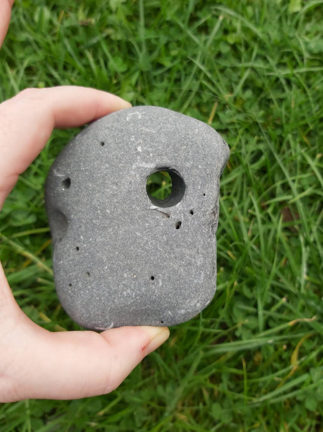 Irish Hag Stone, Holey Stone, Adder Stone, Odin Stone, Witch Stone ...