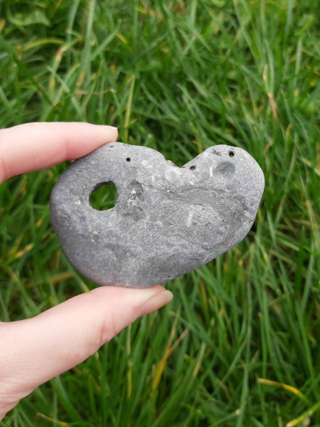 Irish Hag Stone, Holey Stone, Adder Stone, Odin Stone, Witch Stone ...