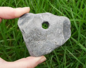 Irish Hag Stone, Holey Stone, Adder Stone, Odin Stone, Witch Stone ...