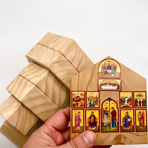 Orthodox Church Wooden Block Building Set. Handmade Educational Toy. - Etsy