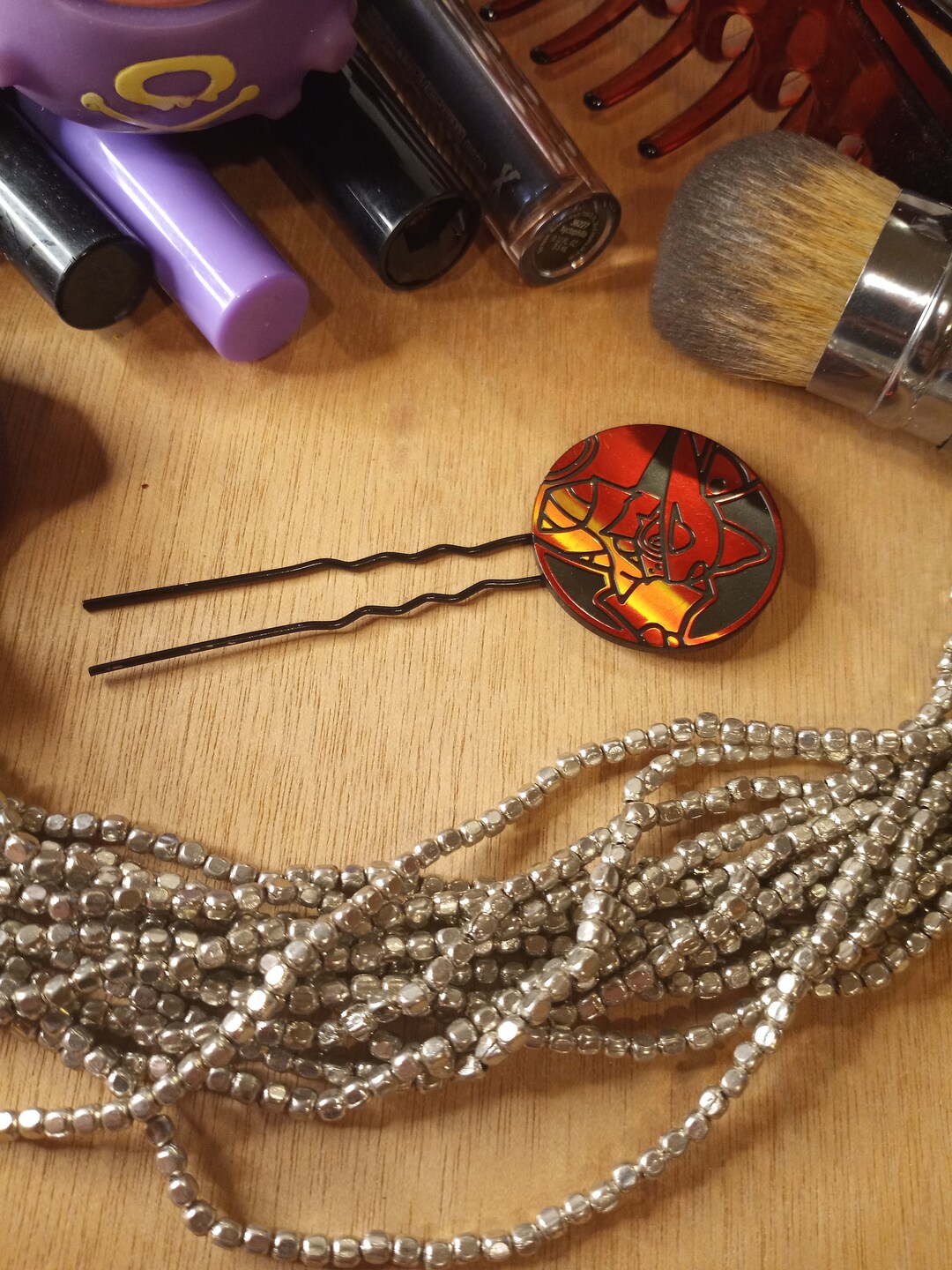 Volcanion Hair Pin,anime Hair Clip,kawaii Hair Pin,poke Coin Hair Pin ...