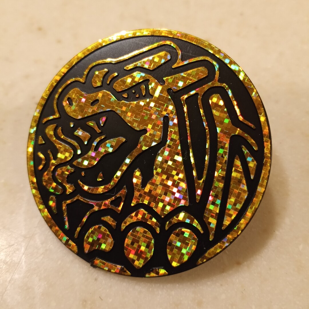 Jumbo Charizard Pokepin,charizard,jumbo Pin,upcycled Coin,upcycled Coin ...