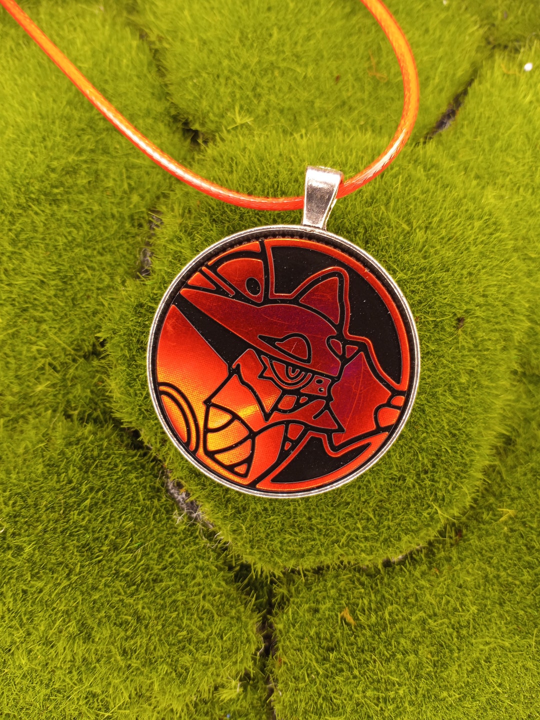 Volcanion Necklace,volcanion Coin Necklace,upcycled Jewelry,furry,furry ...