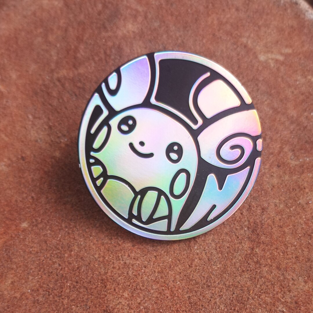 Alolan Raichu Pokepin,raichu,pin,upcycled Coin,upcycled Coin Pin ...