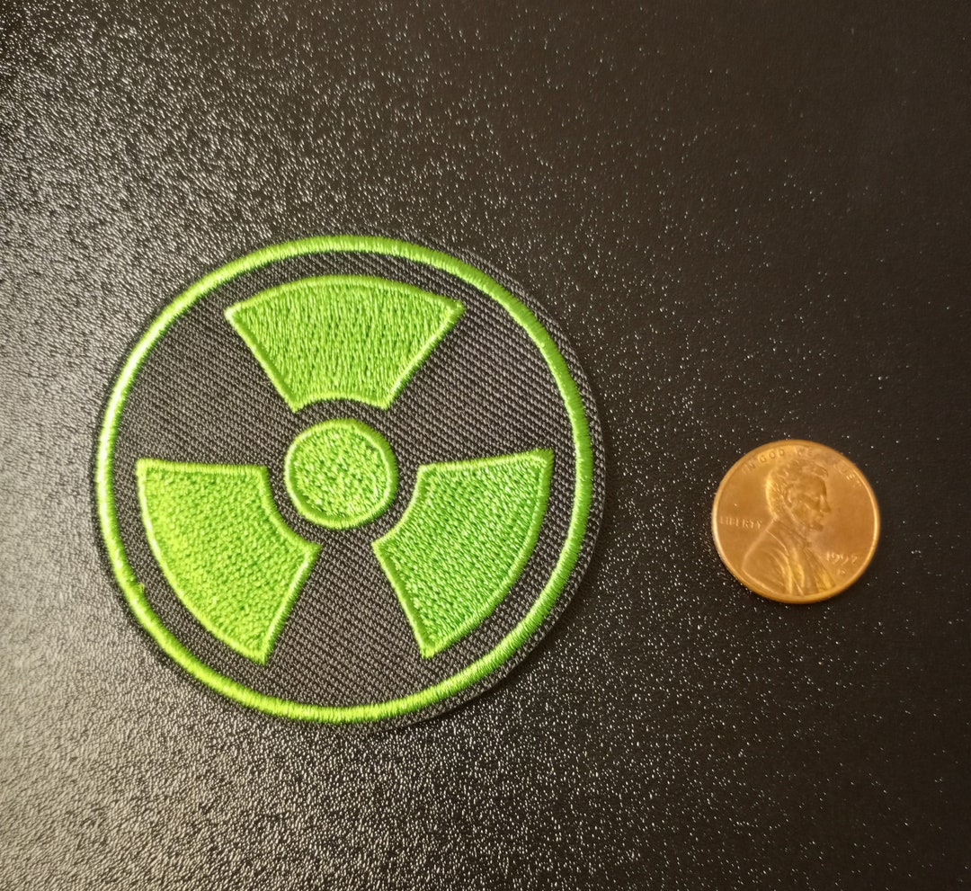 Radioactive Patch,embroidered Radiation Patch,radiation Patch,iron on Radiation Patch,battle ...