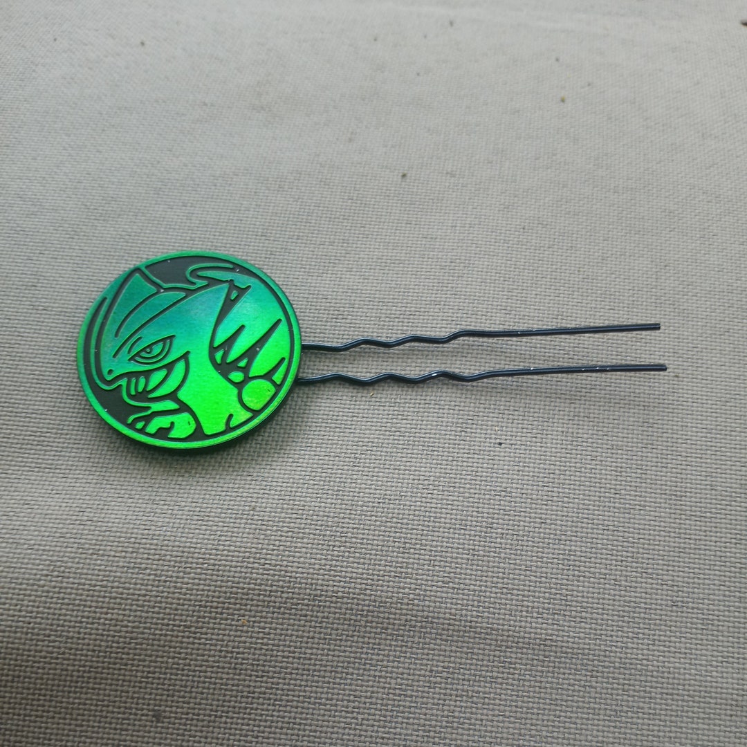 Sceptile Hair Pin,anime Hair Clip,kawaii Hair Pin,poke Coin Hair Pin ...