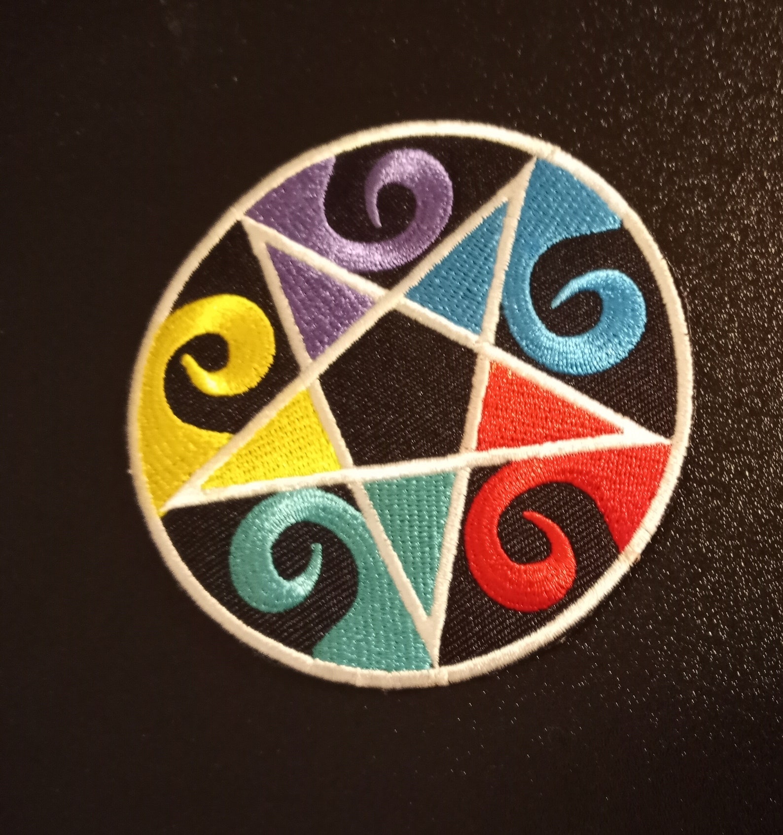 PAGAN PENTACLE Patch,pagan Patch,wiccan Patch,witch Patch,pentacle ...