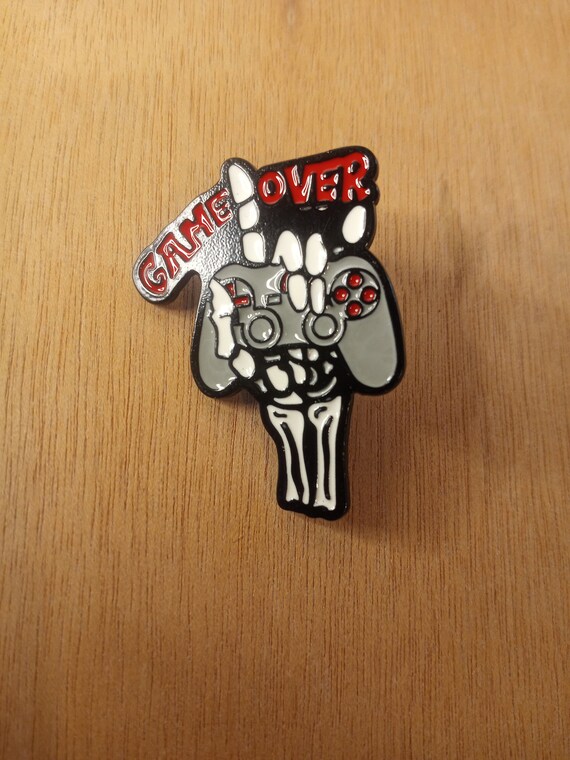 Game Over Pin,video game pin,video games pin,game con… - Gem