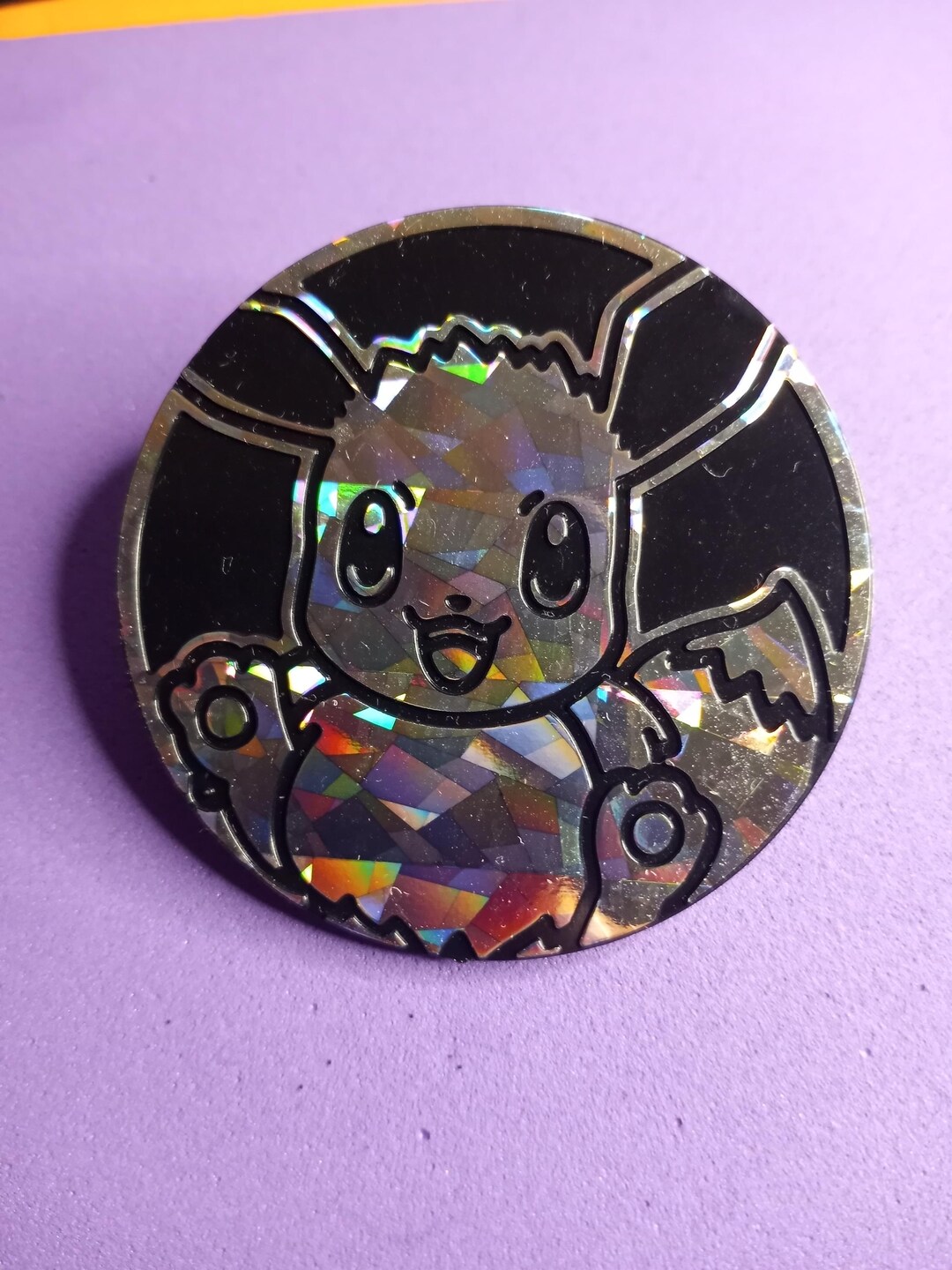 Jumbo Eevee Pin,eeveelutions,fox,monsters,ferret,creatures,pokepin ...