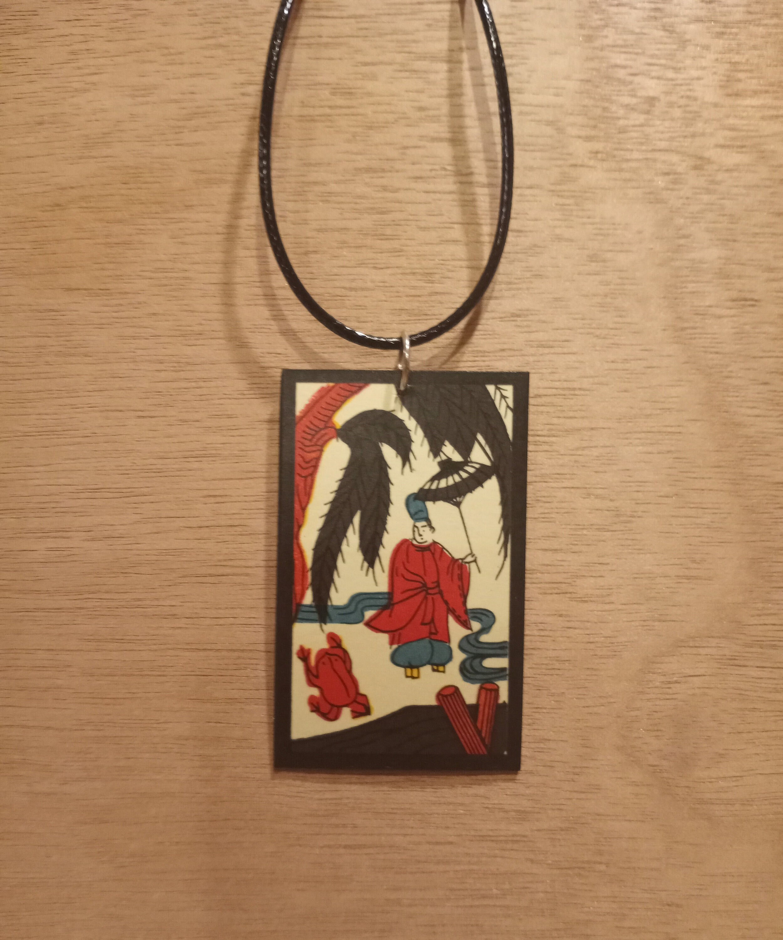 Hanafuda Necklace,japanese Necklace,hanafuda Jewelry,hanafuda,japan ...