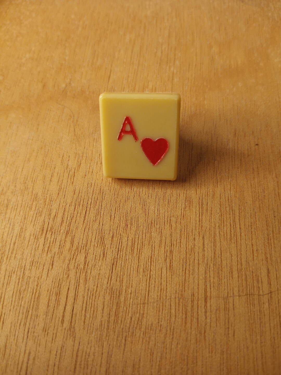 Ace of Hearts Pin,card Pin,playing Card Pin,ginnykub Pin,ace Pin,ace ...