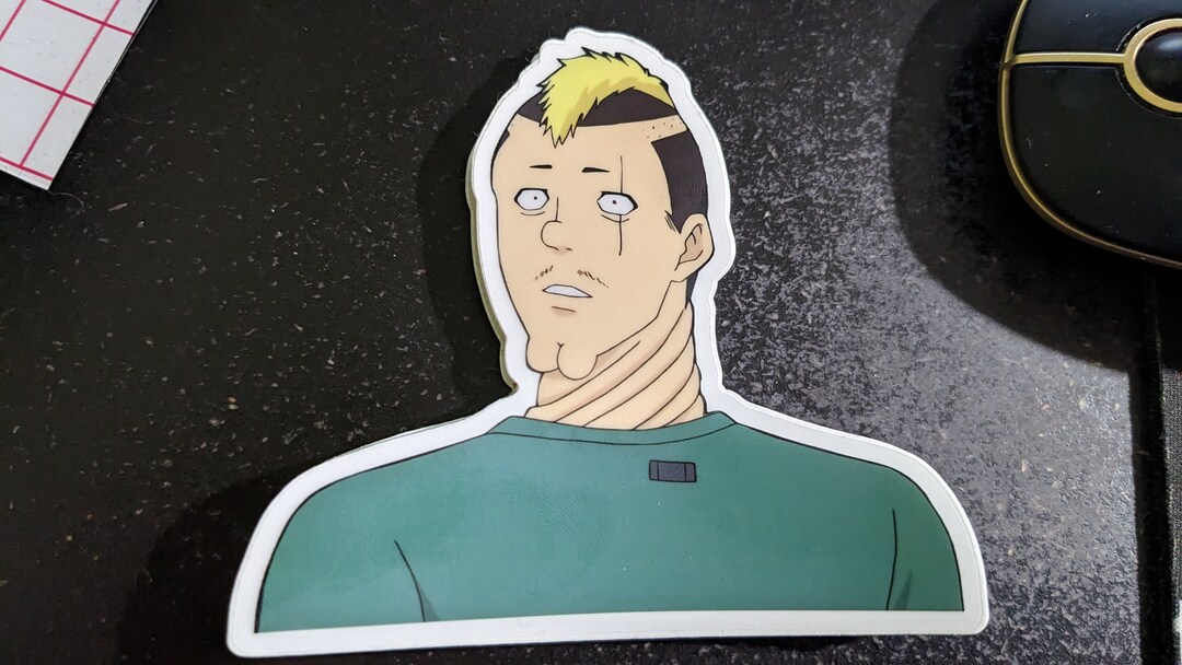 Nendou Riki From Saiki K Decal Sticker for Car, Water Bottle, Laptop ...