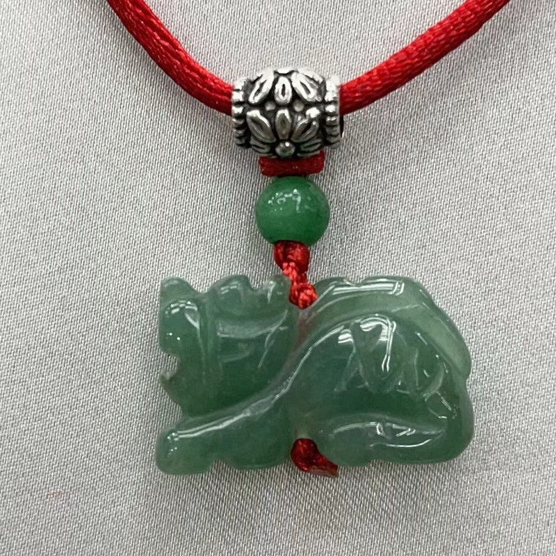 Jade Pendant Dragon Necklace - Etsy